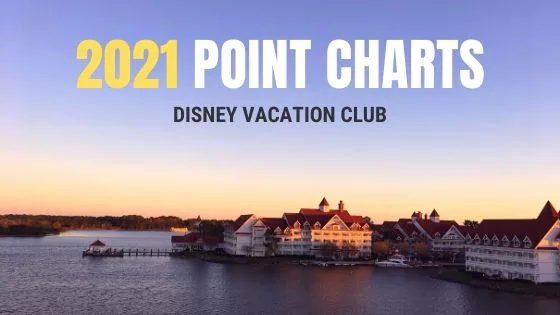 2021 DVC Point Charts & Season Changes - Vacation Club Life